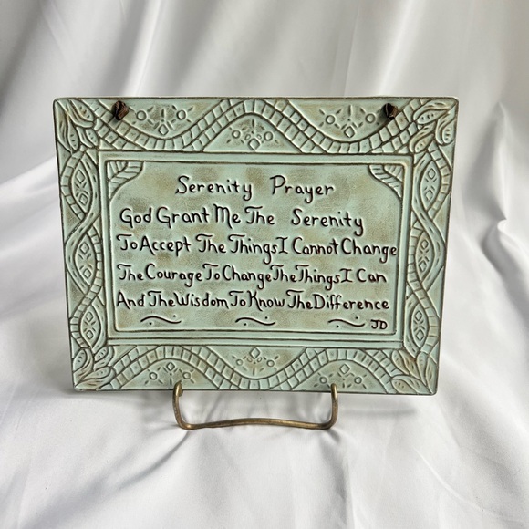 Vintage | Accents | Vintage Serenity Prayer Plaque By J Duban Designs ...